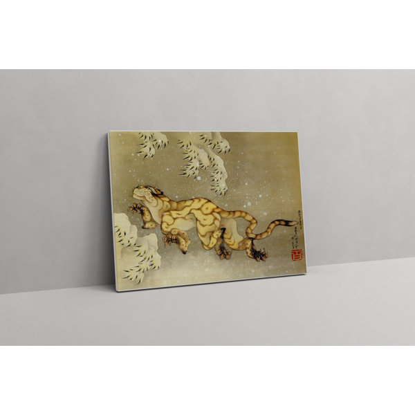 Vault W Artwork Tiger In The Snow 1849 By Hokusai Wayfair